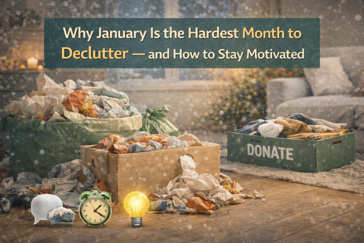 January Decluttering: Why It’s Hard and How to Stay Motivated